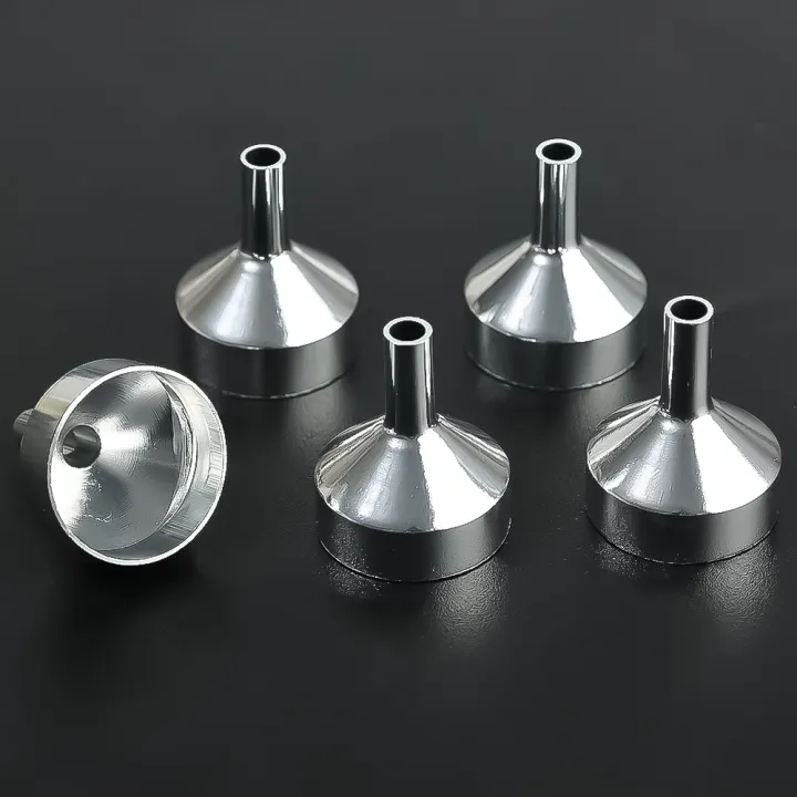 5Pcs Mini Stainless Steel Funnel Kitchen Oil Liquid Funnel With ...