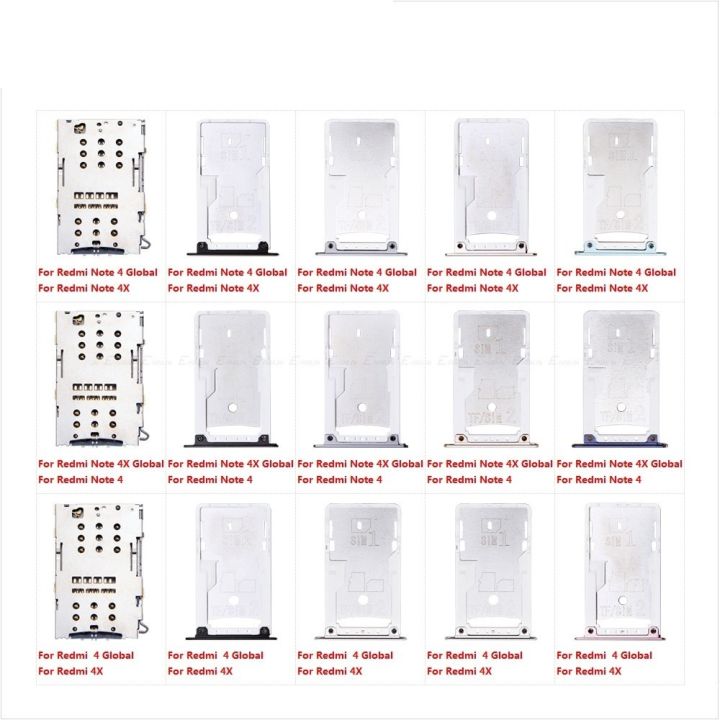 Micro SD Sim Card Socket Tray Connector Slot Reader Adapter Holder ...