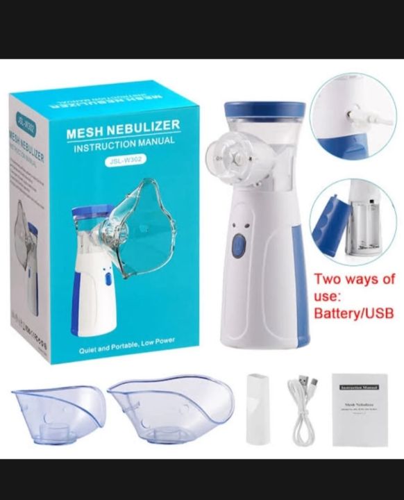 Portable Mesh Nebulizer Machine | Handheld Silent Nebulizer for Kids ...