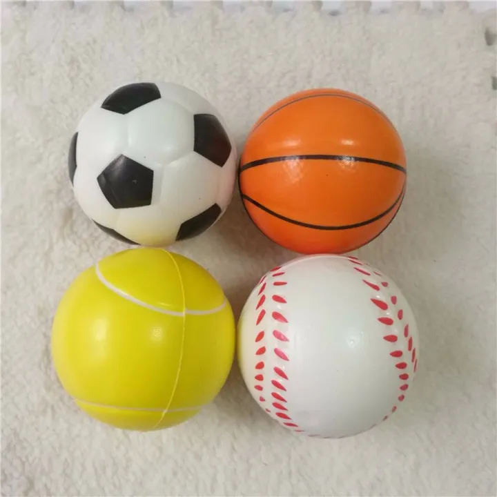 Children Kids Sponge Balls Basketball Stress Relief Baseball Antistress ...