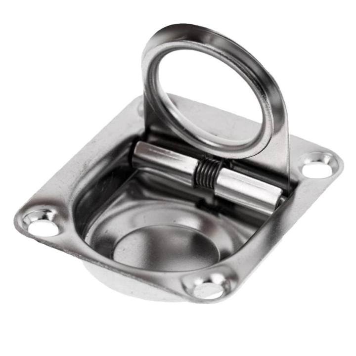 Polished Marine Stainless Steel Flush Pull Locker Hatch Latch Lift ...