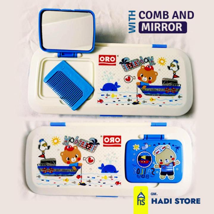 ORO Geometry La Bello Pencil Box With Mirror And Comb High Quality Box ...
