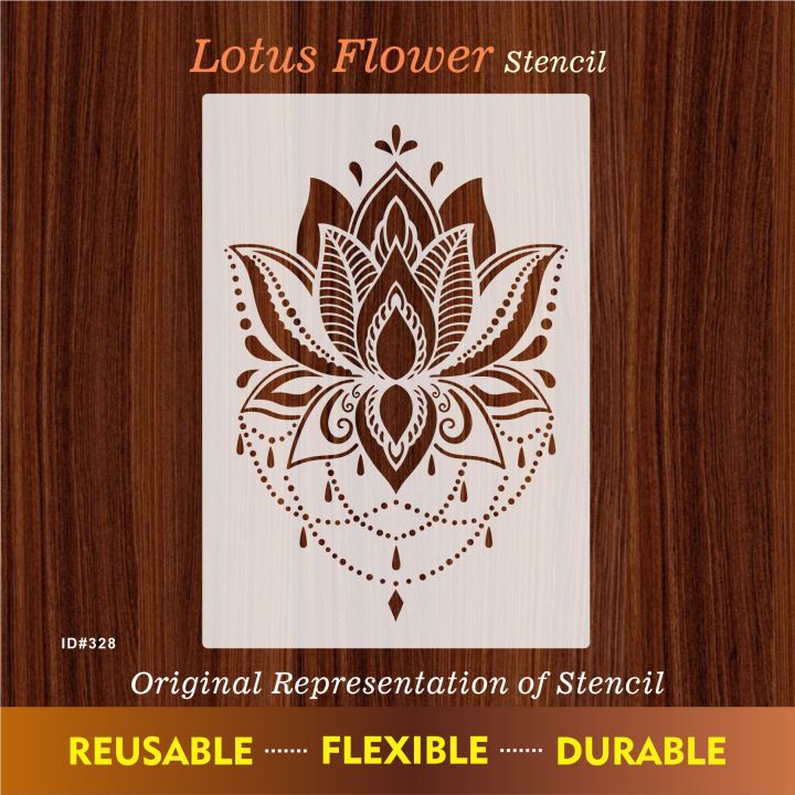 Lotus Flower Stencils Lotus Flower Doodle Icon Stencil 35389491 Vector