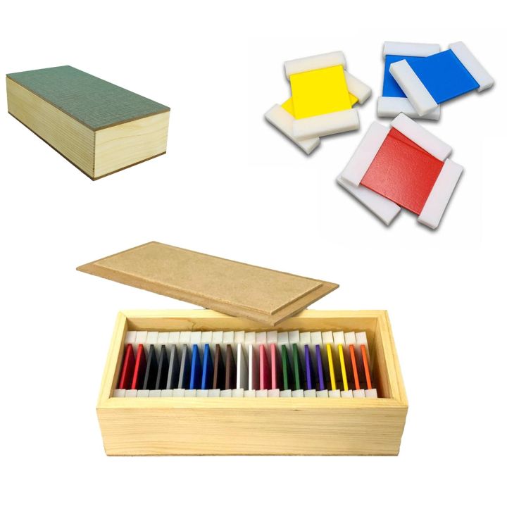 Second Color Tablet Montessori - Educational Toys - Wooden Toys ...