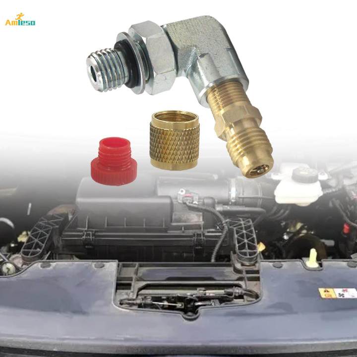 Fuel Pressure Test Fitting Adapter 90 Degree Accessory Assembly Fuel ...