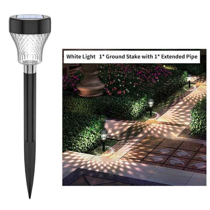1PCS LED Solar Sensor Light IP65 Waterproof Solar Lawn Light Festive ...