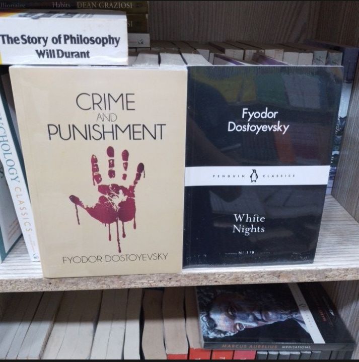 crime and punishment FYDOR DOSTOYEVSKY SET OF 2 BOOKS | Daraz.pk