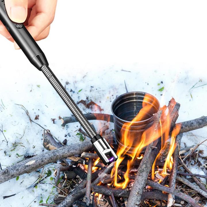 Rechargeable Arc USB Lighter - Windproof Igniter For Barbecue And ...