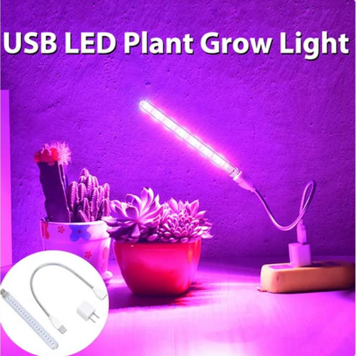 LED Growing Light USB 5V Full Spectrum Plant Growth Lamp Indoor Phyto ...