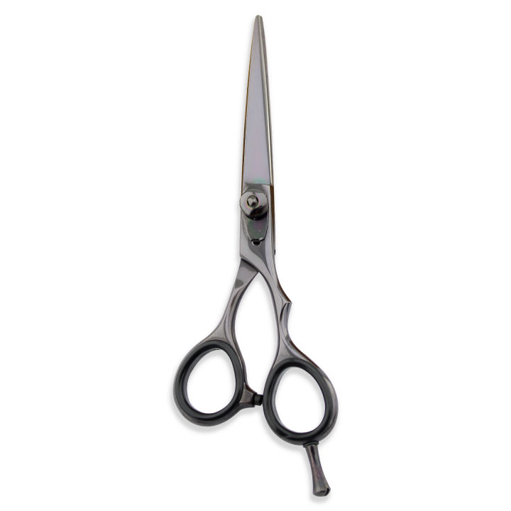 BrushnBlade Professional 5.5” Black Offset Hair Cutting Razor Scissors ...