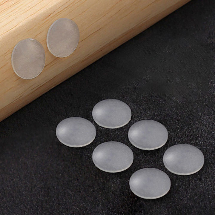 50pcs Silicone Door Bumpers 1cm/1.3cm Transparent Non-Slip Cabinet ...