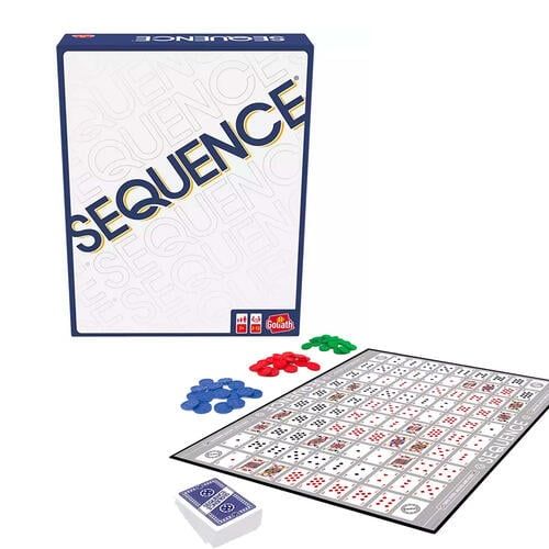 Sequence Strategy Board Game Sequence for Kids Laminated Board with ...