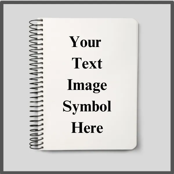 Customised Notebook A4 or A5 for Girls University College and ...