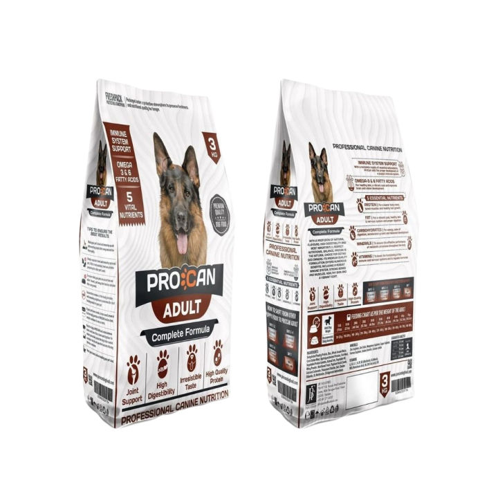 Procan Adult Dog Food - 3 Kg | Daraz.pk