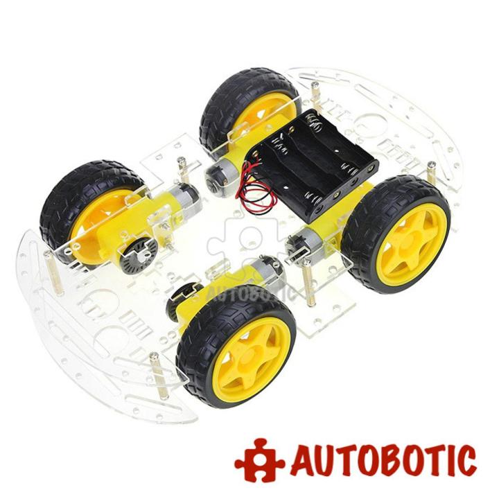 4WD Smart Robot Car Chassis Kit For Arduino | Daraz.pk