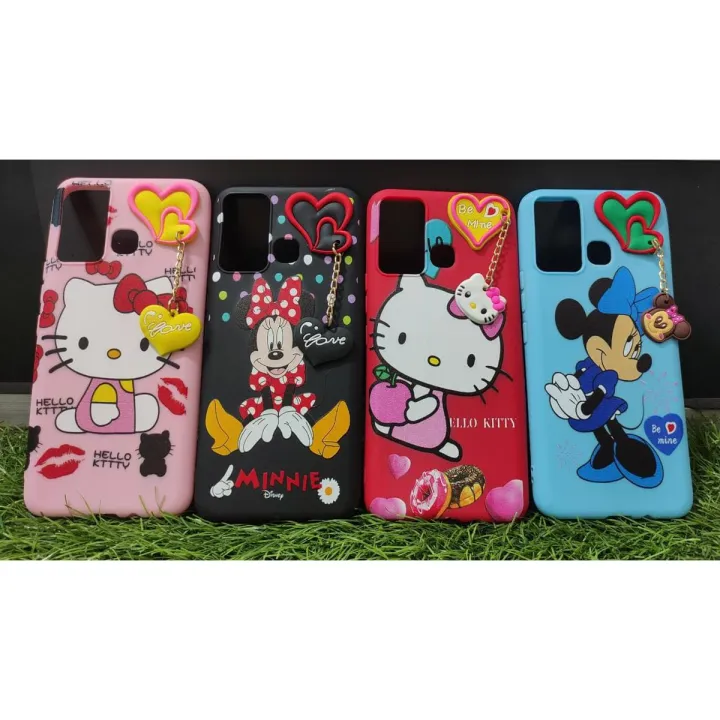 Infinix Hot 12 play Girls back cover_Hello Kitty cover_Girls Fancy soft ...
