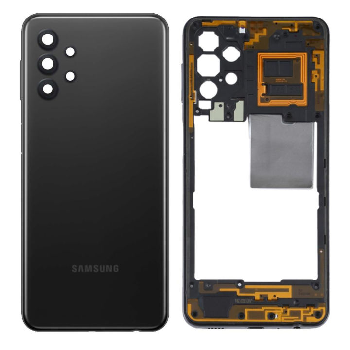 Samsung Galaxy A32 Middle Frame Housing With Side Button and Camera ...