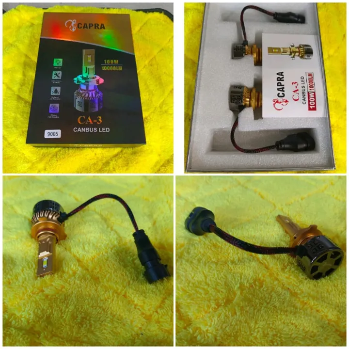 LED Headlamp ,Headlight and Fog Light 2pcs CAPRA Canbus LED 100W ...