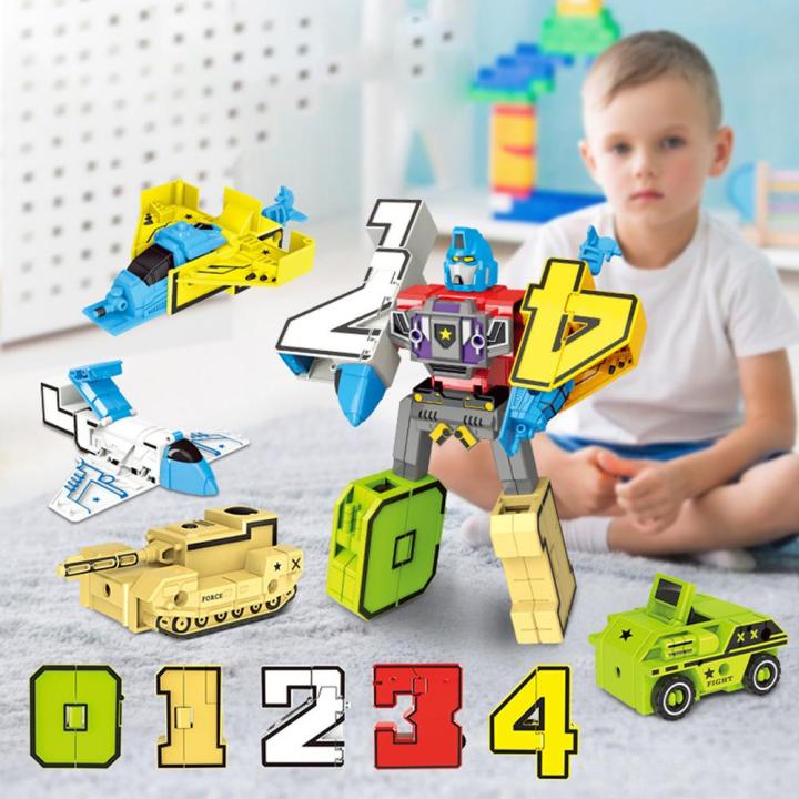 Digital Robot Transformation Toy Children's Educational Toy Single ...