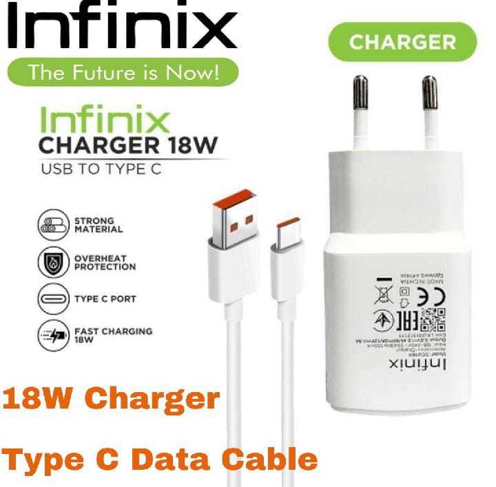 infinix 100% Original 18 watt | Fast charging Adapter | High Quality ...