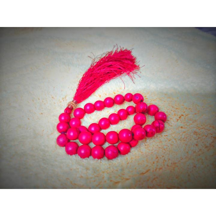 New Arrival Beautiful Red Feeroza Tasbeeh Tasbih Masbah 33 Beads Ramzan ...