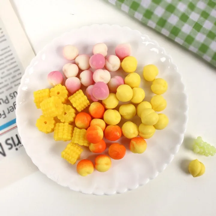 Artificial Grapes Squeeze Sensory Toys Corn Pretend Play Simulation ...