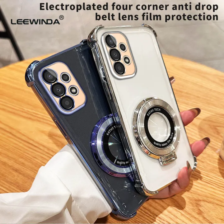 For Samsung Galaxy A13 4G Phone Case，6D Transparent Four Corner Anti ...