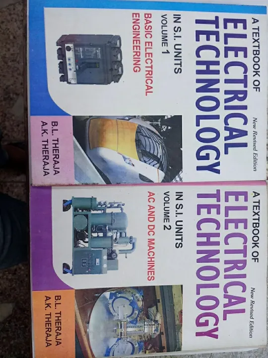 ELECTRICAL TECHNOLOGY VOLUME 1 AND 2 SET 2 BOOKS BY BL THERAJA AK ...