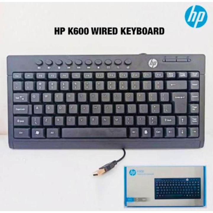 HP K600 Mini Multimedia Wired Keyboard | Daraz.pk
