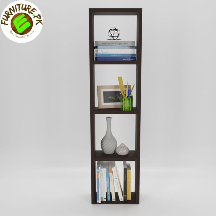 eFurniture Doric 4 Shelf Multipurpose Open Book rack Book Shelf | Daraz.pk