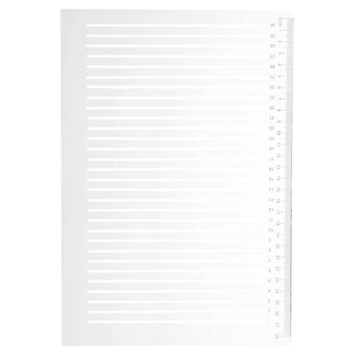 Writing Straight Line Guide Envelope Addressing Stencil A4 Clear Ruler ...