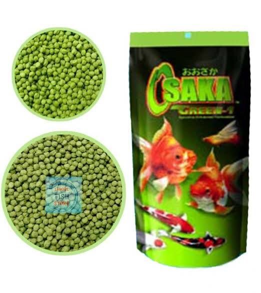 OSAKA GREEN - 1 AQUARIUM FISH FOOD FOR ALL TYPES OF FISH 100GM & 200GM ...