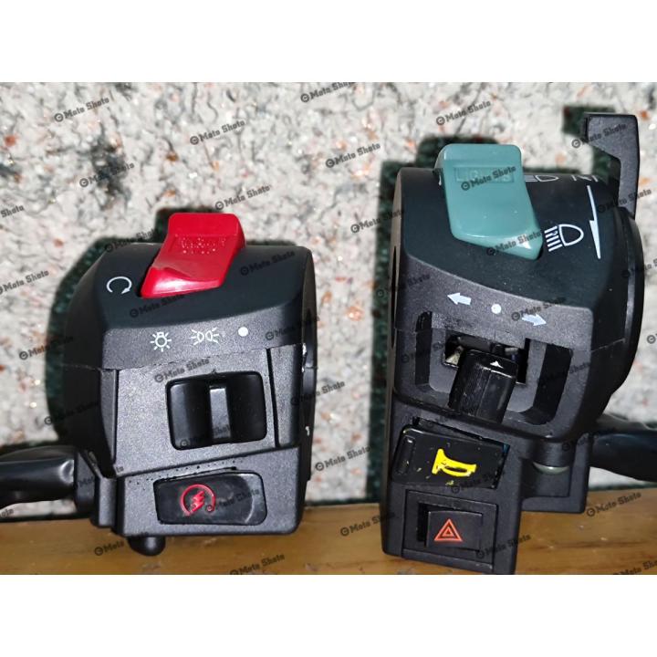 Motorcycle Switch Assembly Grip Set 10 Functions Handel bar Switch ...