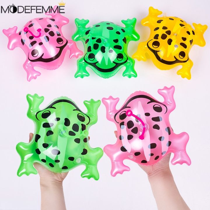 Decompression Rebound Inflatable Frog Toy Creative Frog Balloons Pvc ...