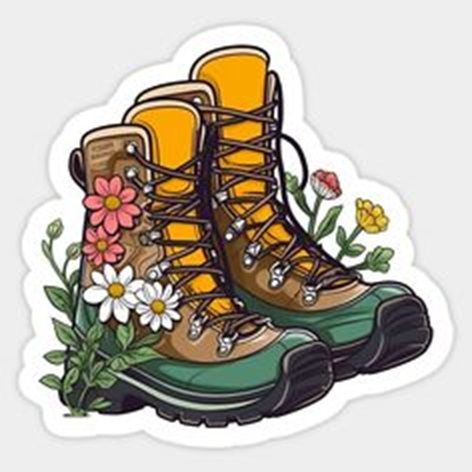 Aesthetic Shoes Cartoon Sticker - Sticker for Laptop & Mobil Sticker ...