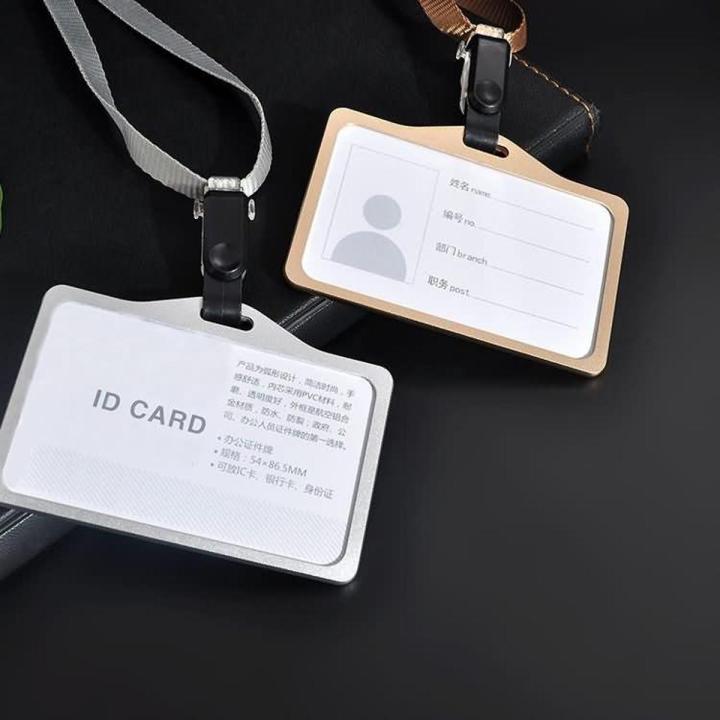 Horizental Aluminum Material Card Badge Holders,Bus Card ID Card | Daraz.pk