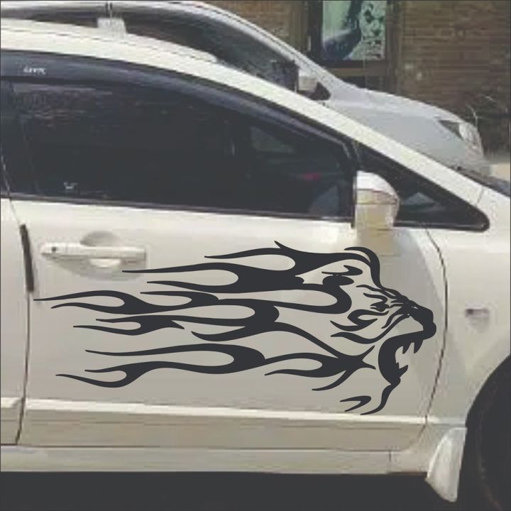 GRAZ Design boys wall Sticker Side Sticker,Lion Tribal,Car Tattoo Decal ...