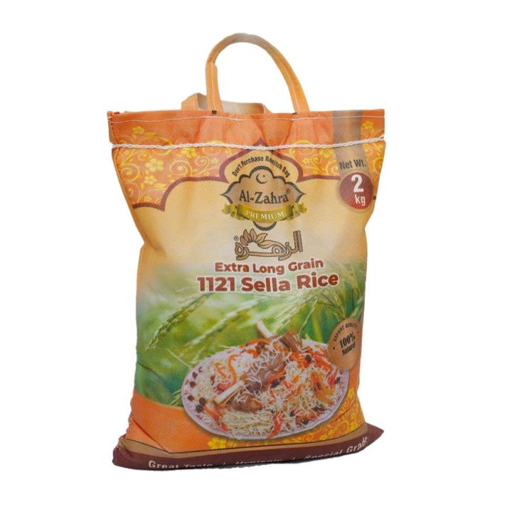 Al Zahra Premium 1121 Sella Rice 2kg | Daraz.pk