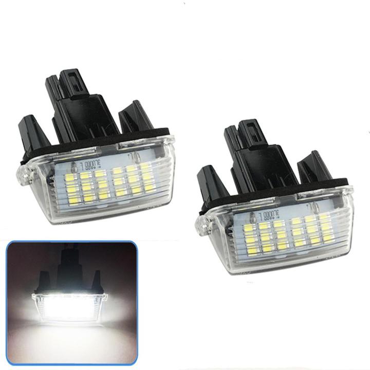 2pcs/set Led Licence Number Plate Lamp Light for Toyota Camry/YARIS ...
