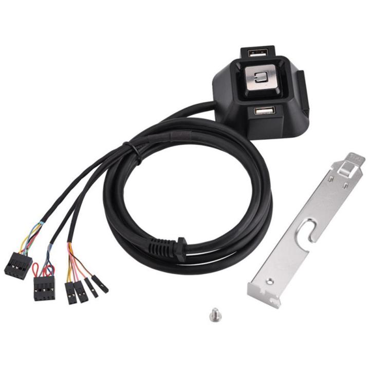 Desktop PC Case Switch Portable PC Case Power Supply Reset Button ...