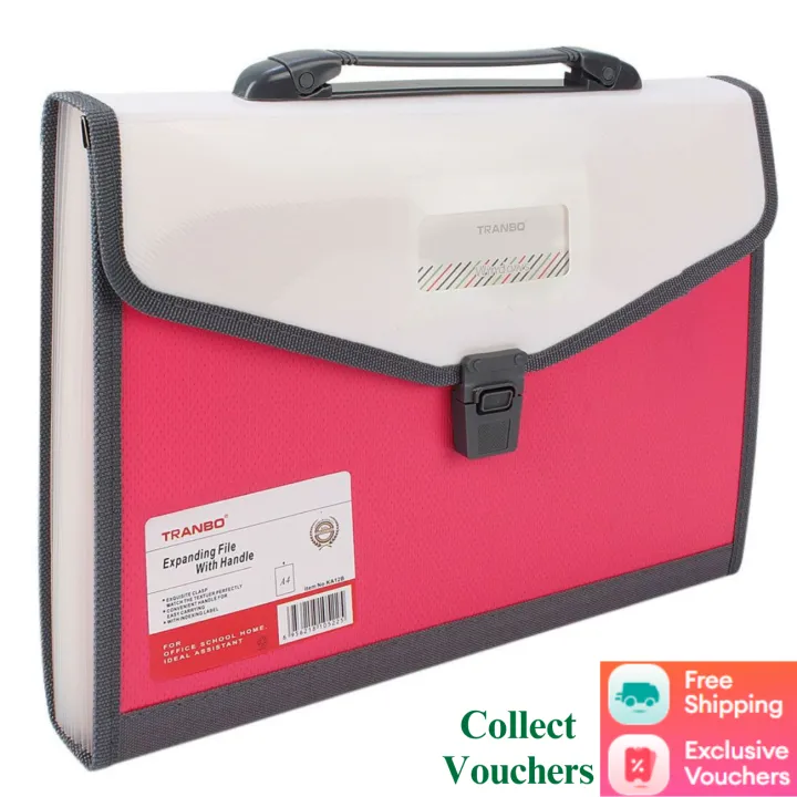 Expanding Bag File Folder with 13 Section Pockets - Imported ...