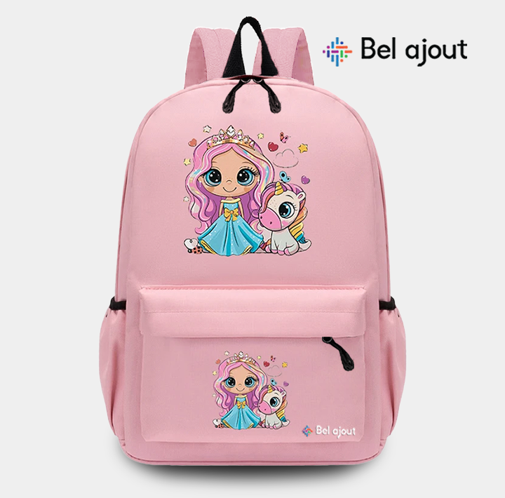 Women Schoolbag Waterproof Large Capacity School Backpack Smooth Zipper ...