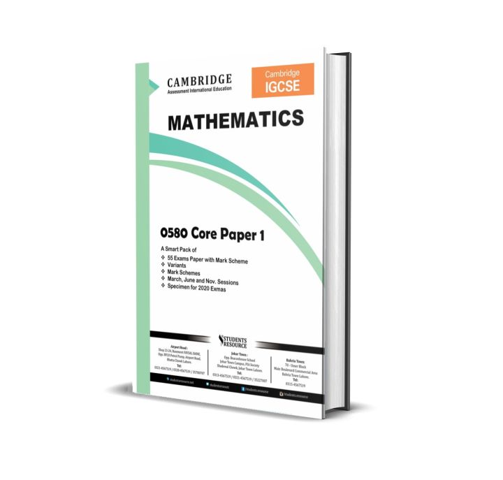 IGCSE Mathematics 0580 Paper 1 Yearly | All Variants | 2017-2022 | Mark ...