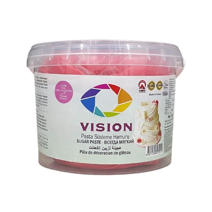 Vision Pink Fondant Sugar Paste 1KG From Turkey | Daraz.pk