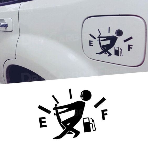 1 Pc Fuel Tank Car Sticker | Reflective Car Vinyl Sticker | Exterior ...