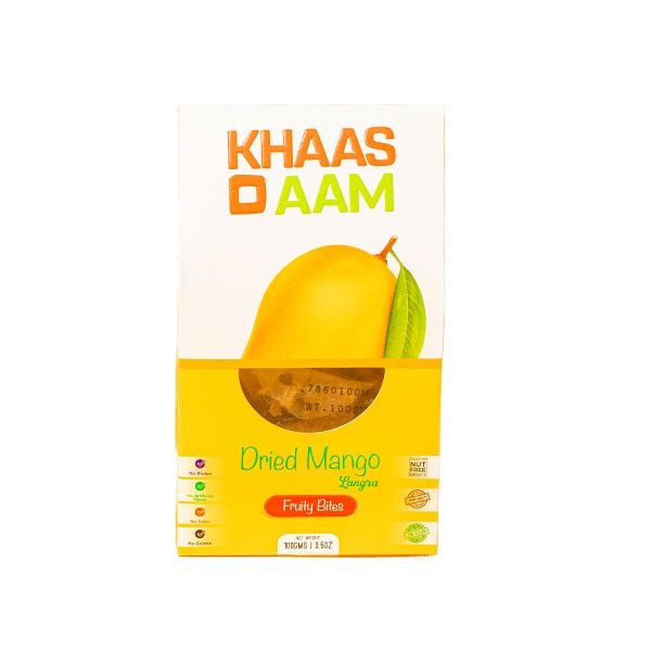 Khaso Aam Mango Langra Flavor 100 Gm, 100% Natural Dried Mango Fruit ...