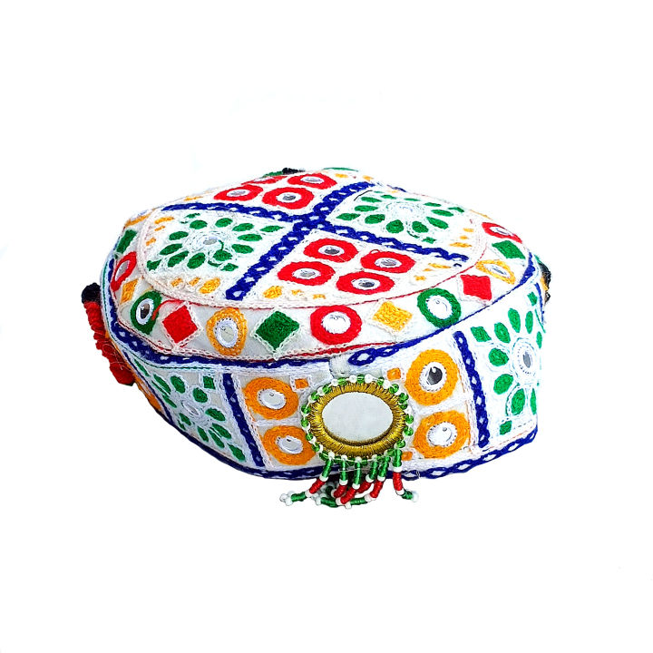 Pakistani Vintage Traditional Wear Topi Cap for Adults Females Girls ...