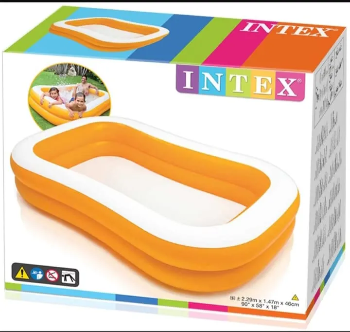 INTEX 57181 Mandarin Swim Center Family 90" x 58" x 18" | Daraz.pk