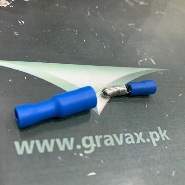 100 pcs 2.5mm insulated male female connector lugs thimble | Daraz.pk