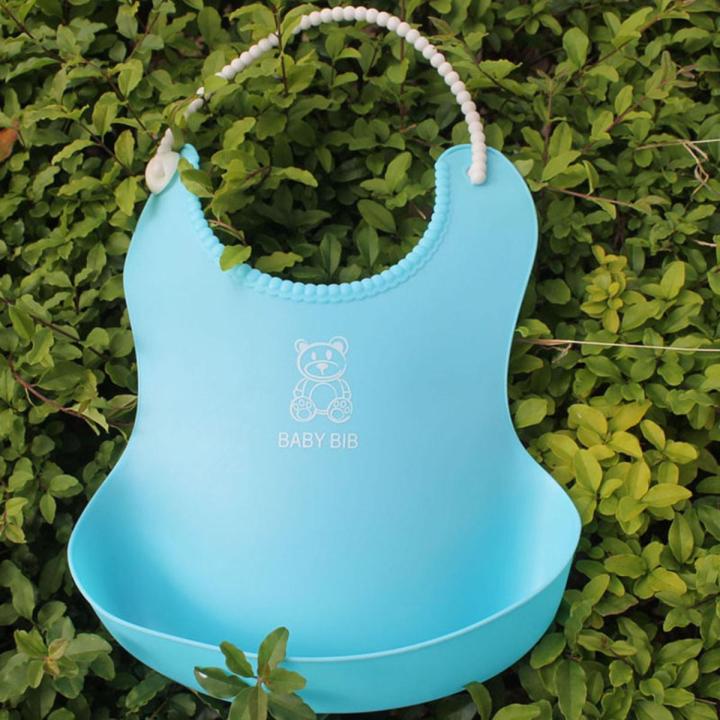 【VisioN Shop】Cartoon Newborn Baby Long Bib Personalized Solid Colour ...